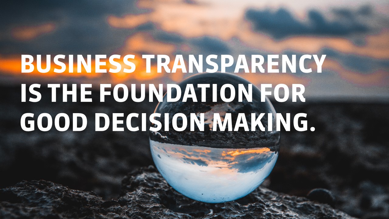 How digitalization and knowledge creates transparency for businesses